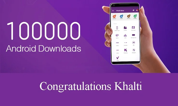 Khalti app crosses 1 lakh downloads - NepaliTelecom