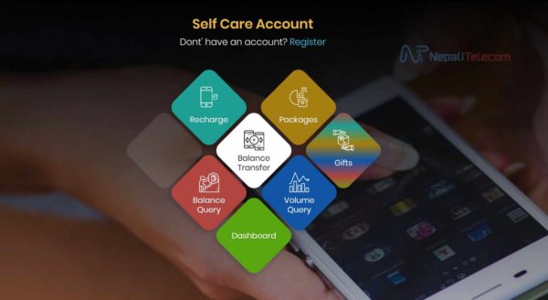 Ntc Self care portal allows to mange own account - NepaliTelecom