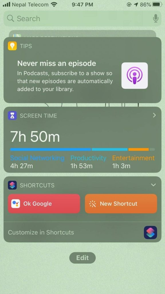 What is screen-time and the reason, process to check?