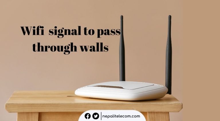 A New Technique for WiFi Signals to Pass Through walls