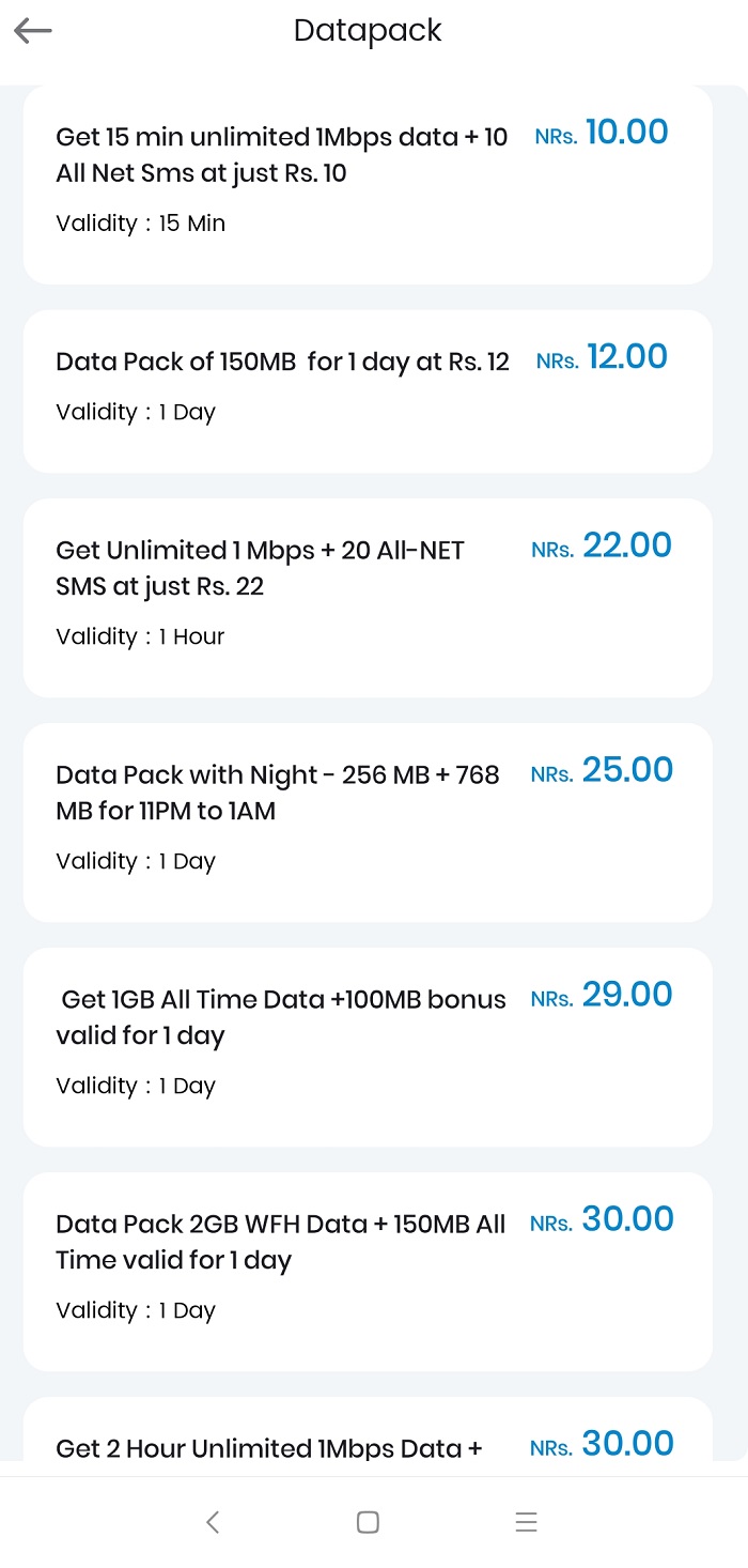 Now You Can Buy Ncell Voice and Data Packs Via Namaste Pay
