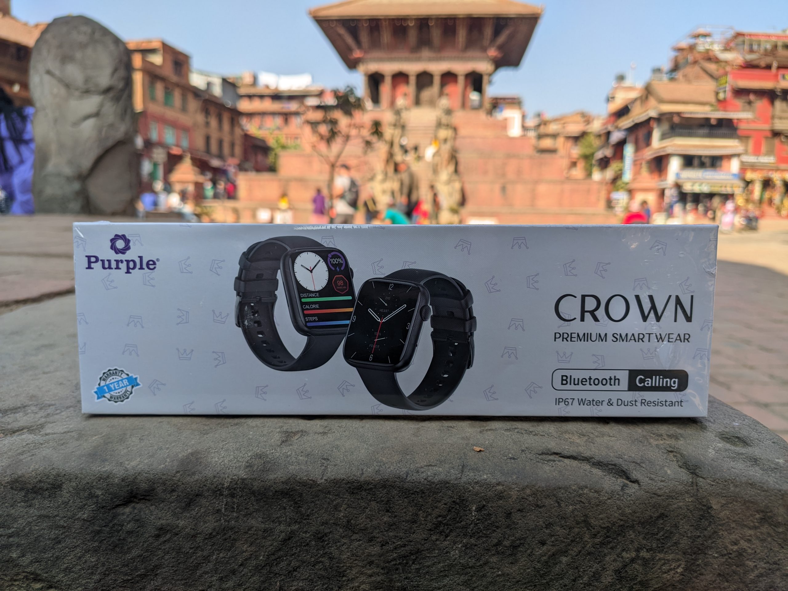 Purple Crown Premium Smartwatch Review, BT Call and Design