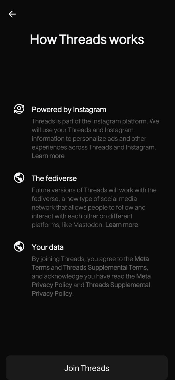How to use Threads app in Nepal? Steps, Interface, Fediverse?