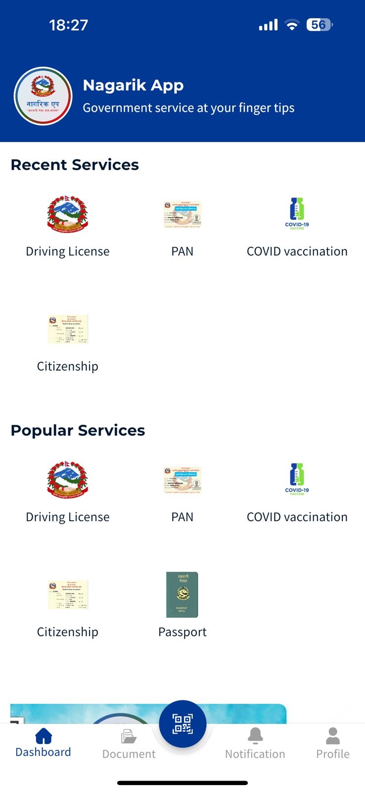 Traffic Police Accept Driving License on The Nagarik App