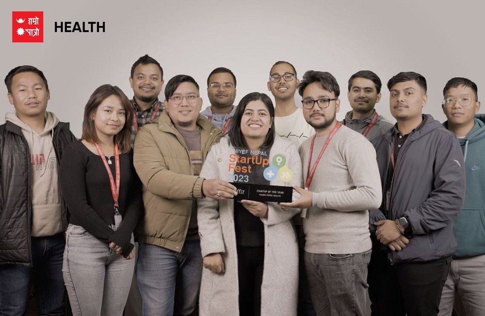 Hamro Patro Health bags CNIYEF Startup of the Year Award 2023