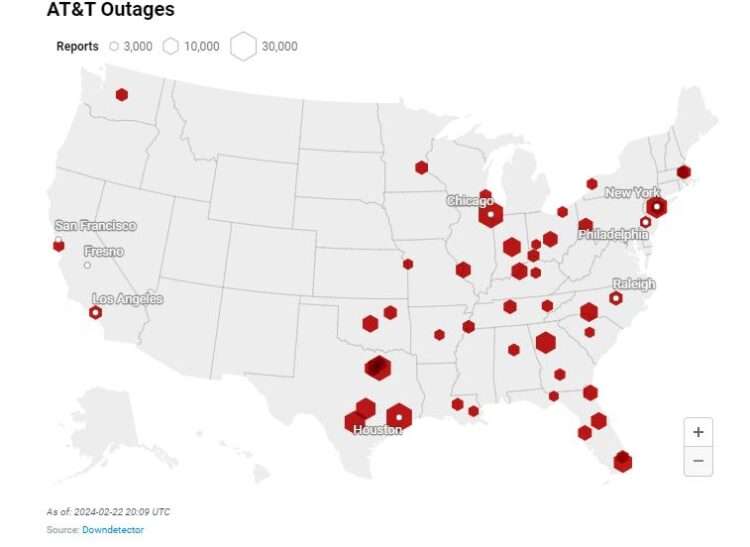 US telco AT&T restores network after huge nationwide outage