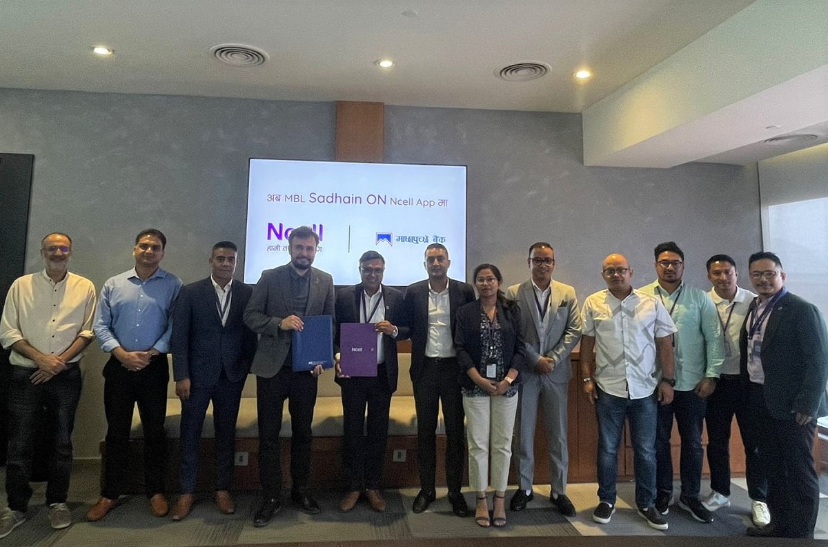 Ncell App enabled for payment via Machhapuchchhre Bank platform