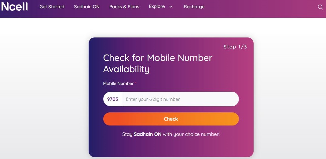 Ncell lets you choose a number of your choice: Find steps to book