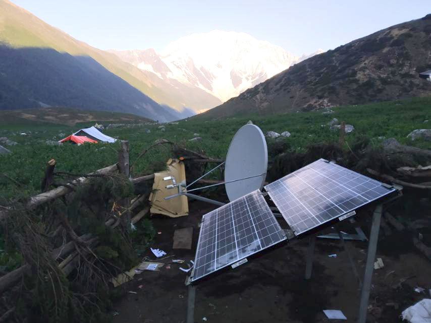 Ntc starts telecom service at Mount Saipal base using VSAT