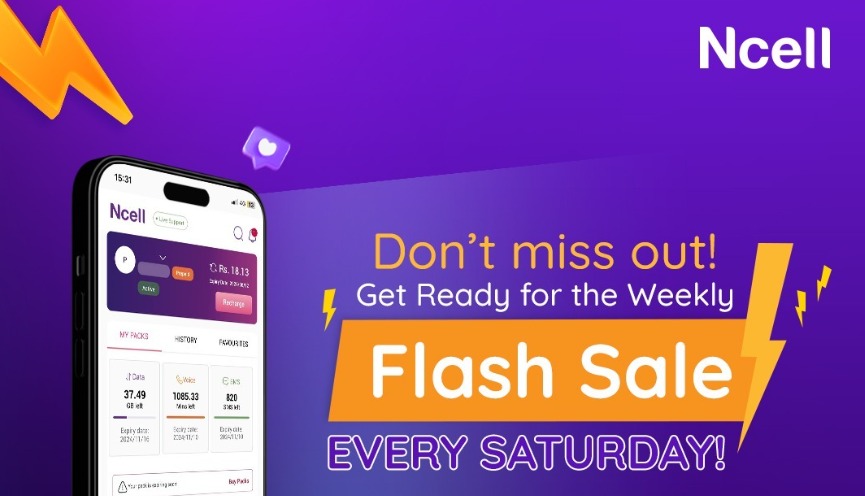 Ncell launches Weekly Flash Sales Offer | Bonus data, voice