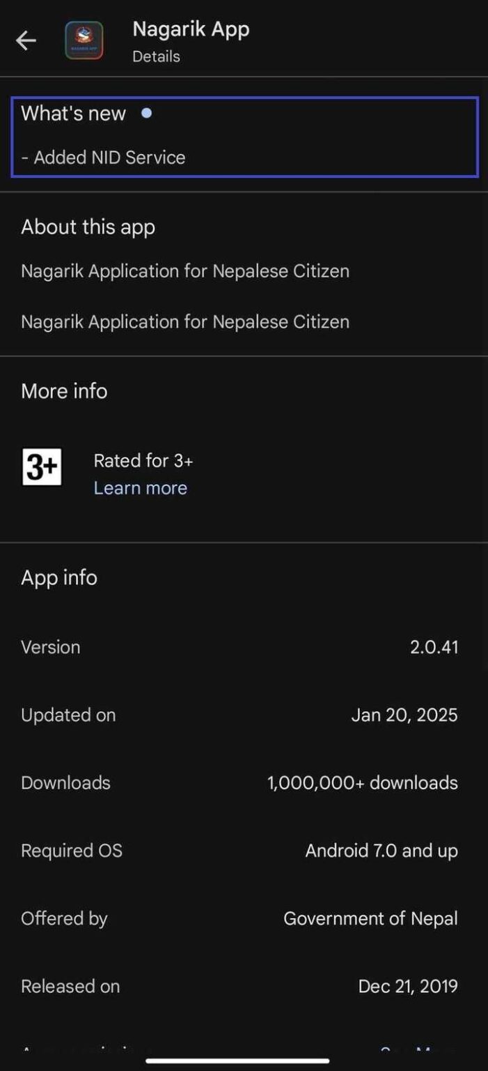 National ID (NID) card integrated on Nagarik App, Benefits?