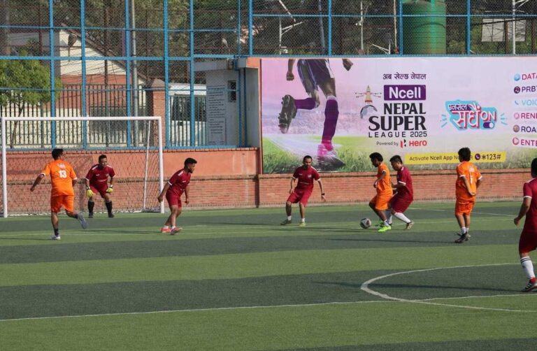 Ncell Celebrates NSL 2025 with a friendly Football match