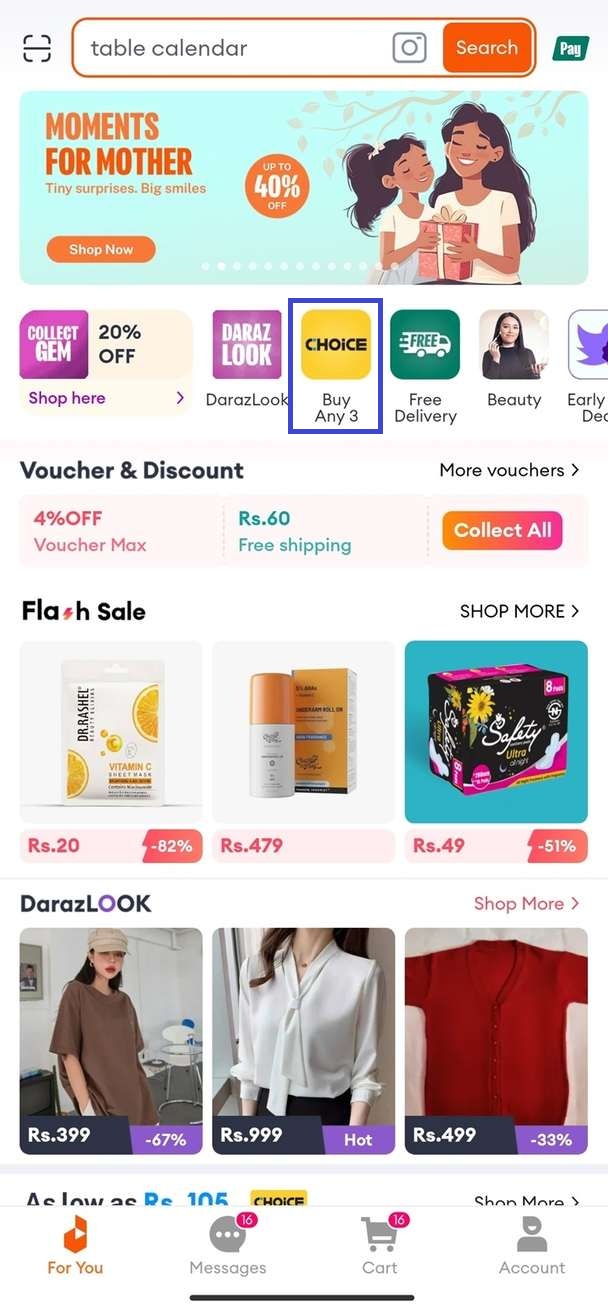 Daraz choice channel