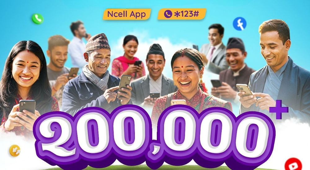 Ncell Renewal Packs gain huge popularity with 200,000 users