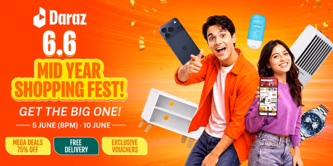 Daraz announces mid-year "6.6" sale with up to 80% off