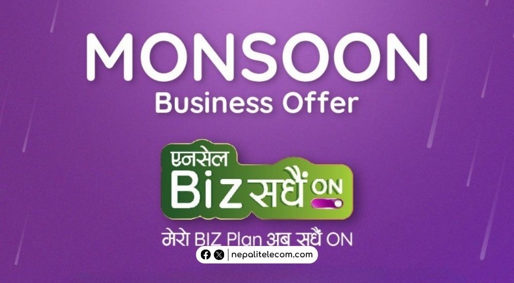 Ncell brings Monsoon offer for Biz users, 12 months service