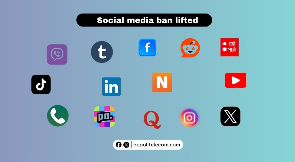 Social media ban lifted in Nepal, registration case ‘closed’