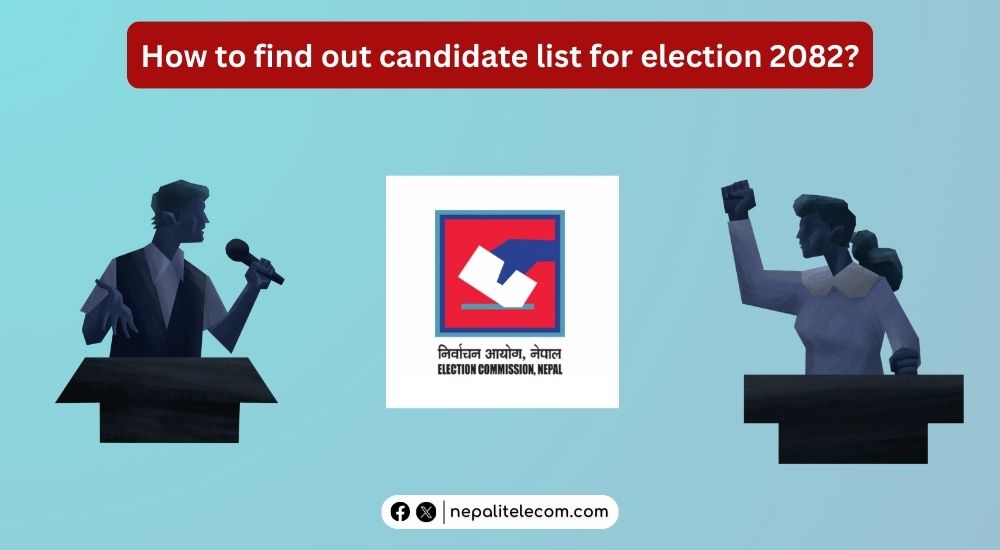 How to find election 2082 candidates online?